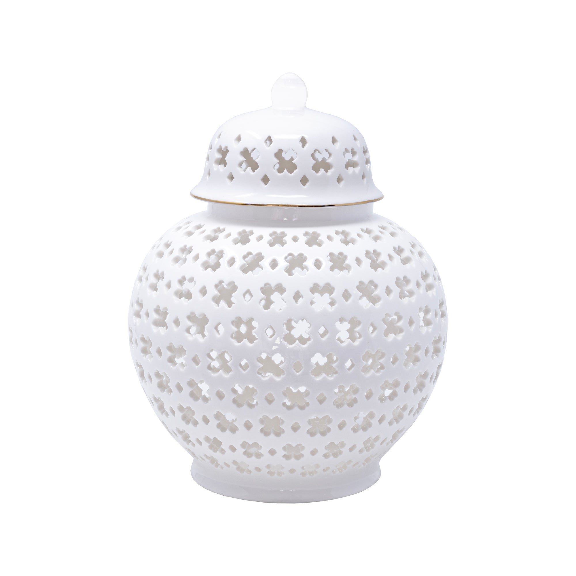 Lilly Pulitzer- Lattice Ginger Jar | The Crest Cafe & Shoppe
